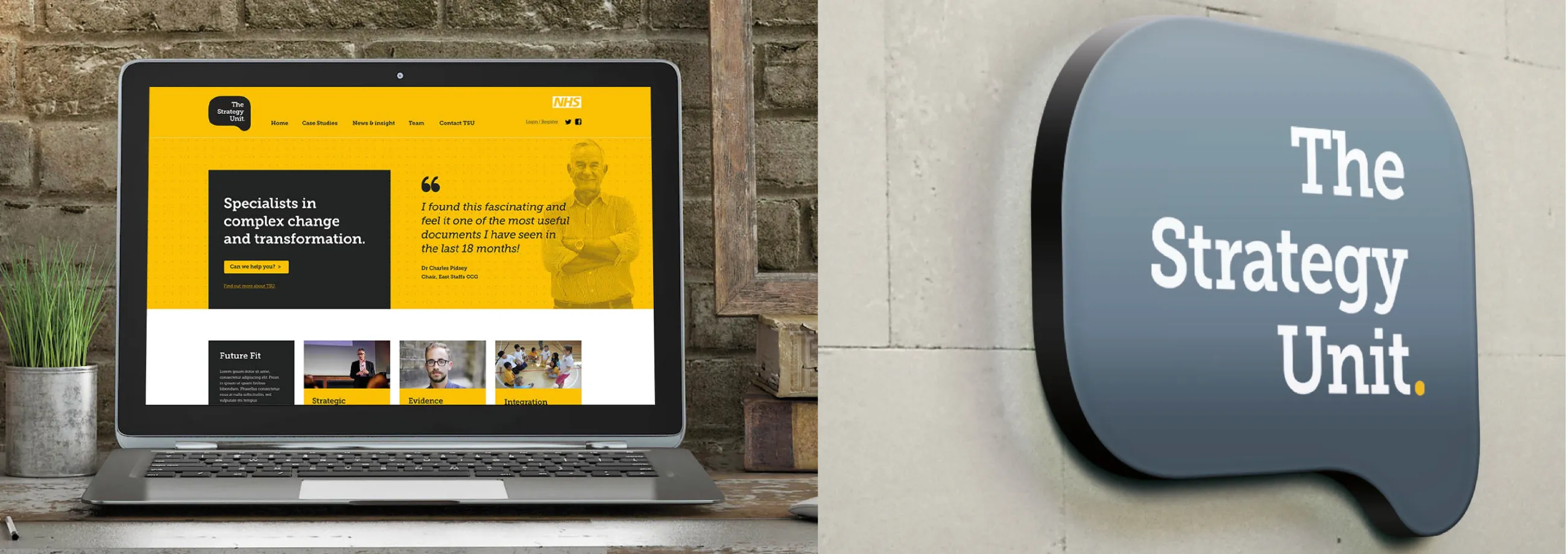 The Strategy Unit – brand and website for health consultancy | IE Brand